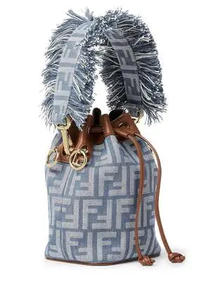 Fendi Mon Tresor Bag In Jacquard Ff