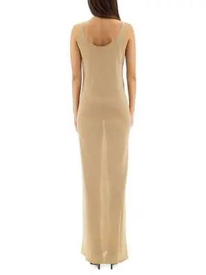 Saint Laurent Lurex Knit Dress