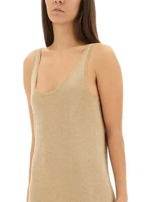 Saint Laurent Lurex Knit Dress