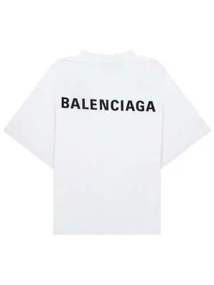 Balenciaga Cropped Logo T-shirt
