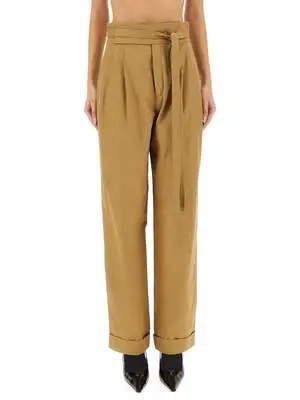 Saint Laurent SAINT LAURENT Gurkha Serge Pants Cream