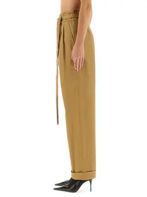 Saint Laurent Gurkha Serge Pants - Cream