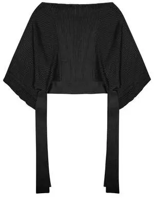 Alberta Ferretti Knitted Poncho