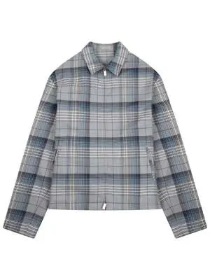 Dior Zippered Check Shirt - Multicolor
