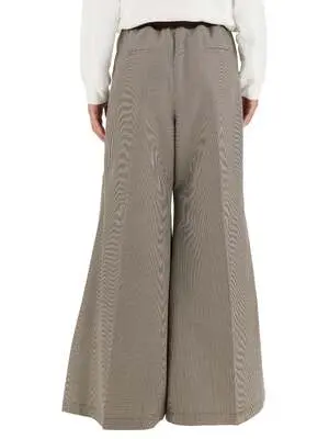 Marni Checked Wool Blend Trousers - Multicolor
