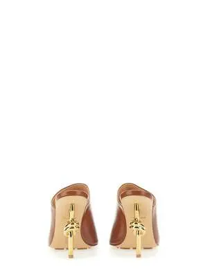 Bottega Veneta Leather Knot Detail Mule