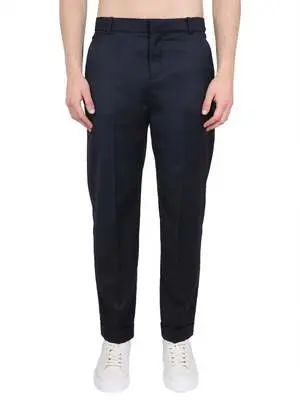 Balmain Tailored Straight Leg Pants - Blue