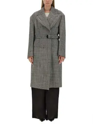 TOM FORD Wool Patchwork Coat - Multicolor
