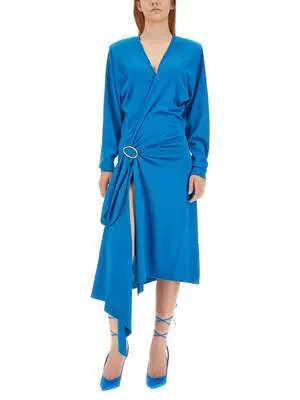 Attico Atwell Midi Dress - Blue