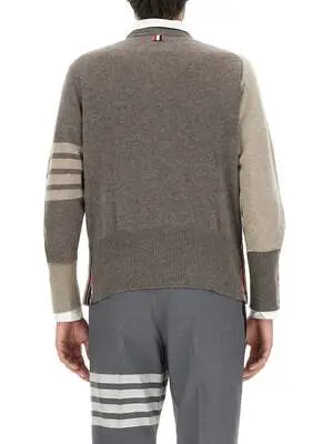 Thom Browne 4-bar Cashmere Pullover - Cream