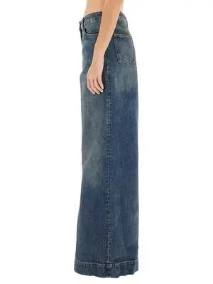 Etro Jeans With Embroidered Pegasus