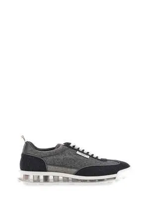 Thom Browne Tech Runner Sneakers - Gray