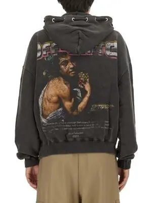 Off-White Sweatshirt With Print - Black