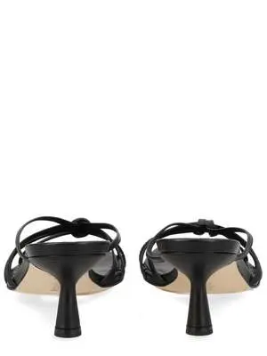 AeydĒ Abby Heeled Sandals - Black