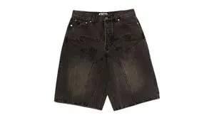 A BATHING APE Sta Patch Relaxed Fit Denim Shorts