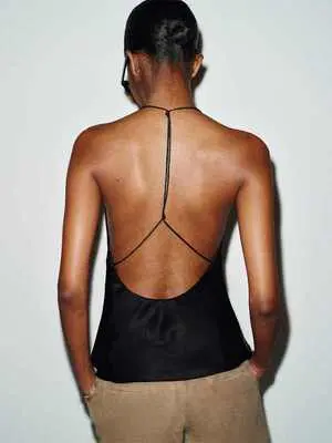 REFORMATION Natasia Top - Black