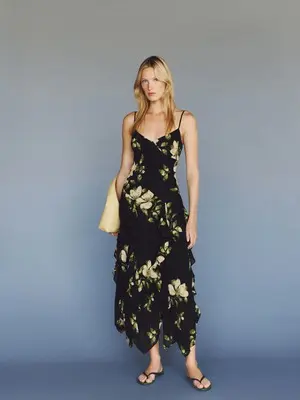 REFORMATION Allissa Dress - Black