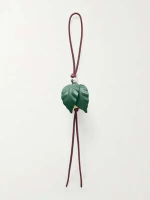 Loewe Apple Charm Leather And Silver-tone Bag Charm