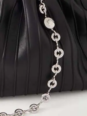 Loewe Flamenco Pleated Leather Shoulder Bag