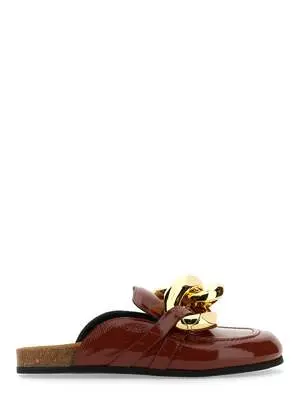 JW Anderson Chain Detail Mules - Brown