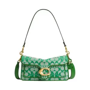 BRAIN DEAD X Coach Signature Jacquard Soft Tabby Shoulder Bag 26 'kelly - Green