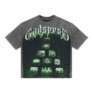 GODSPEED Overstimulation Tee /green - Grey