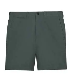 Burberry Cotton Chino Shorts - Blue