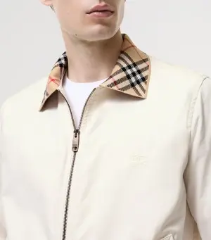 Burberry Cotton Gabardine Harrington Jacket
