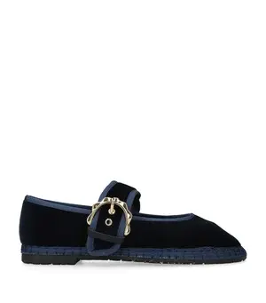 FLABELUS Velvet Sophie Mary Janes