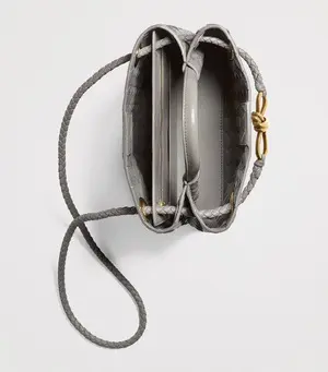 Bottega Veneta Nappa Leather Andiamo Shoulder Bag