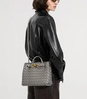 Bottega Veneta Nappa Leather Andiamo Shoulder Bag