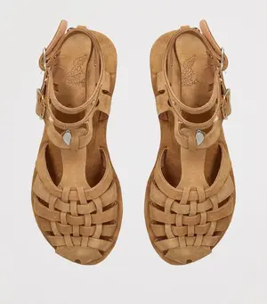 ANCIENT GREEK SANDALS Suede Karina Sandals