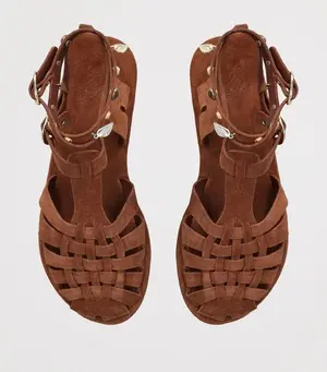 ANCIENT GREEK SANDALS Suede Karina Sandals