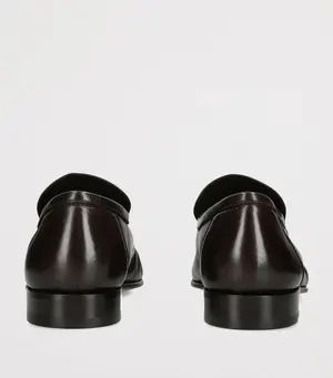 THE ROW Soft Moccasin Two Leather Loafers