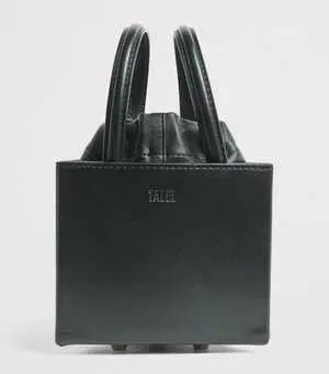 TALEL PARIS Leather Triangle Top Handle Bag