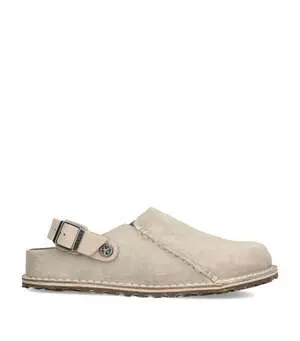 BIRKENSTOCK Suede Lutry Clogs