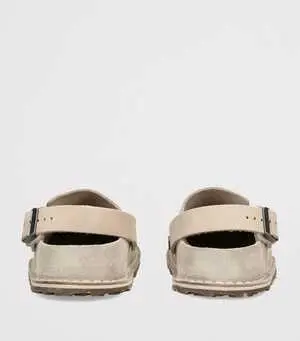 BIRKENSTOCK Suede Lutry Clogs