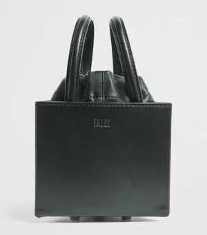 TALEL PARIS Leather Triangle Top Handle Bag