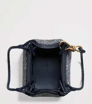 Bottega Veneta Raffia Parachute Shoulder Bag
