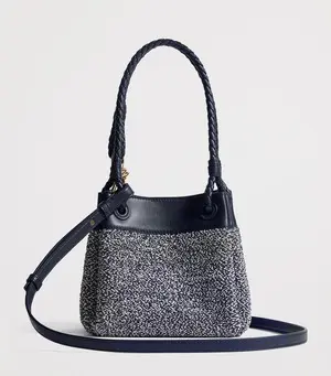 Bottega Veneta Raffia Parachute Shoulder Bag