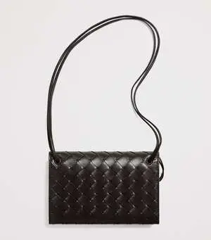 Bottega Veneta Nappa Leather Andiamo Pouch With Pencil Toggle - Brown