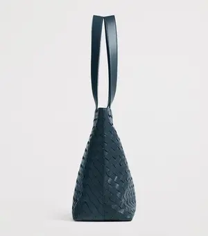 Bottega Veneta Zipped Intrecciato Tote Bag