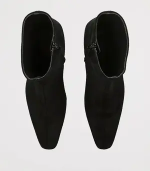 Staud Suede Wally Heeled Ankle Boots