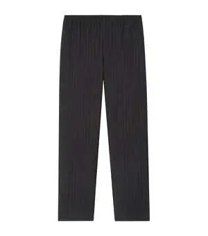 Burberry Wool Pinstripe Sweatpants