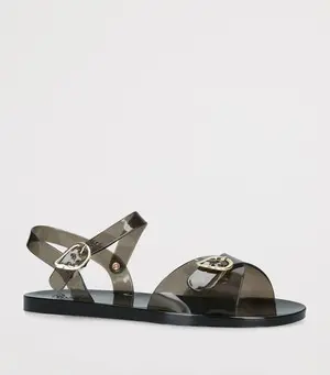 ANCIENT GREEK SANDALS Jelly Irini Sandals - Black
