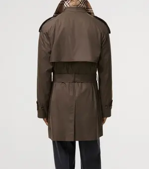 Burberry Cotton Gabardine Leadenham Trench Coat