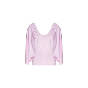 CONCEPTO Rosea Cape-style Top In Fluid Viscose