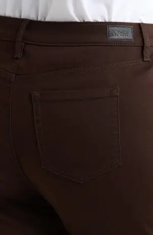 Jones New York Lexington Straight Leg Jeans - Coffee Bean