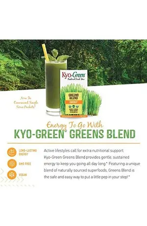 KYO-GREEN Greens Blend Energy, Powdered Drink Mix