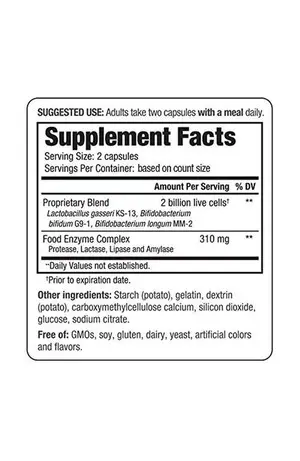 KYO-DOPHILUS Enzymes+ Probiotic, Nutrient Digestion And Gut Health